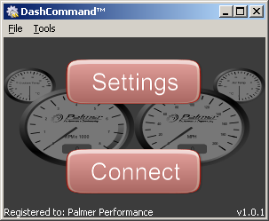 Skinning DashCommand - Palmer Performance Engineering, Inc.